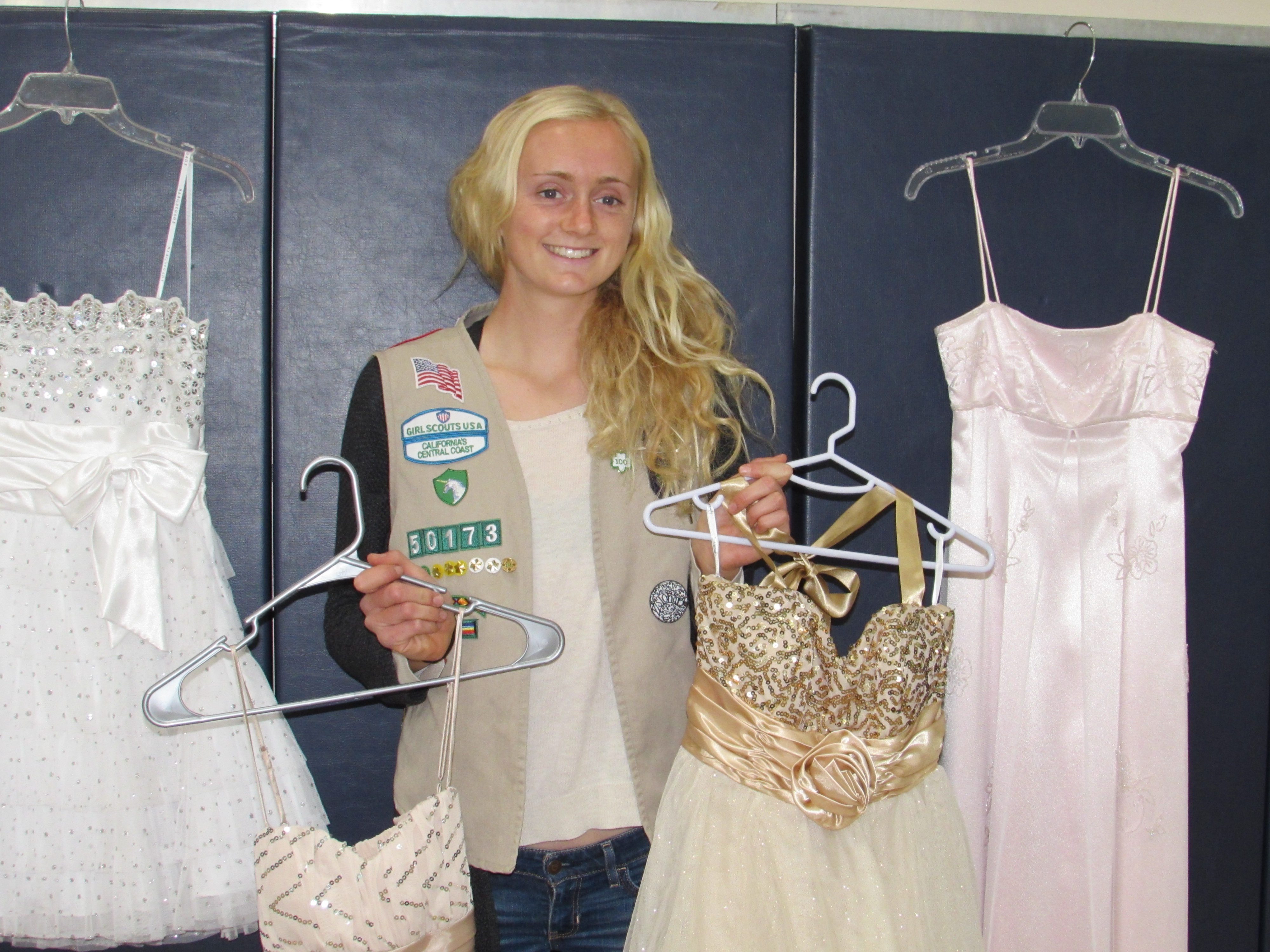 Girl Scout earning her Gold Award by donating dresses - Santa Ynez ...