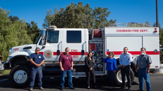 SY Chumash donate fire truck to Cahuilla Band of Indians - Santa Ynez ...